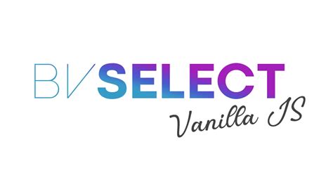 Vanilla Javascript Fully Customizable Selectbox