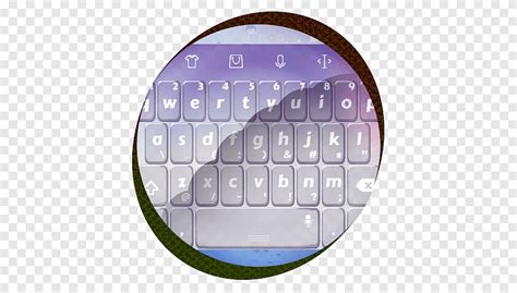 Computer Keyboard Numeric Keypads Space Bar Design Purple Computer