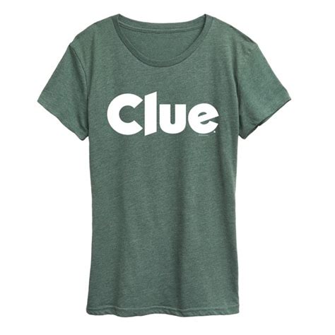 Clue Clue Logo Womens Short Sleeve Graphic T Shirt
