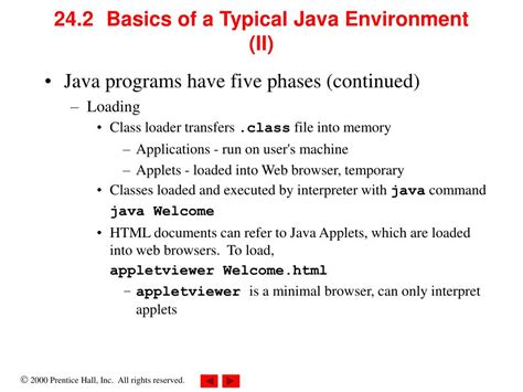 Ppt Chapter 24 Introduction To Java Applications And Applets