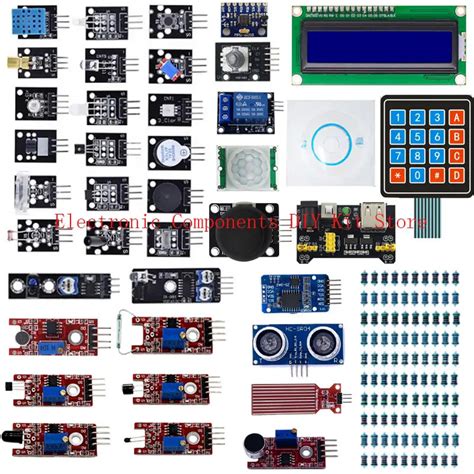 Upgraded 37 In 1 Sensor Modules Kit With Tutorial Compatible With