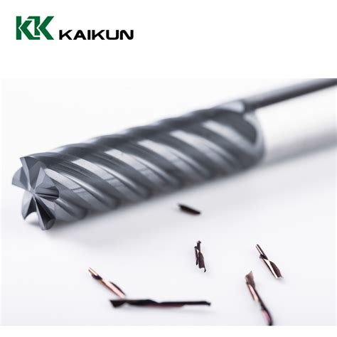 Professional Cnc Carbide 6 Flutes Carbide Flat End Milling Cutter Roughing End Mill Milling