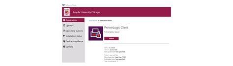 Printerlogic Information Technology Services Its Loyola University