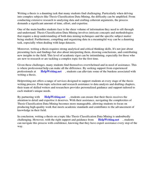 thesis classification data mining pdf data data mining