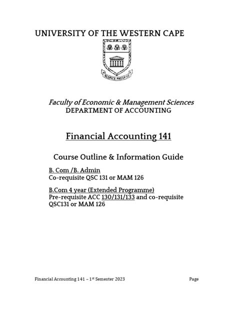 fia141 2023 module outline pdf reason evidence