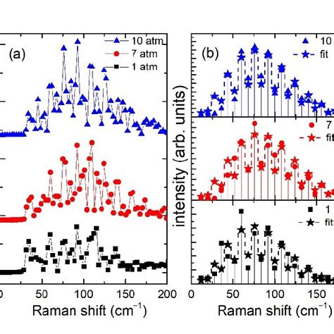 A Magnitude Of The Fft Of The Isrs Data Shown In Figure 2b B Raman