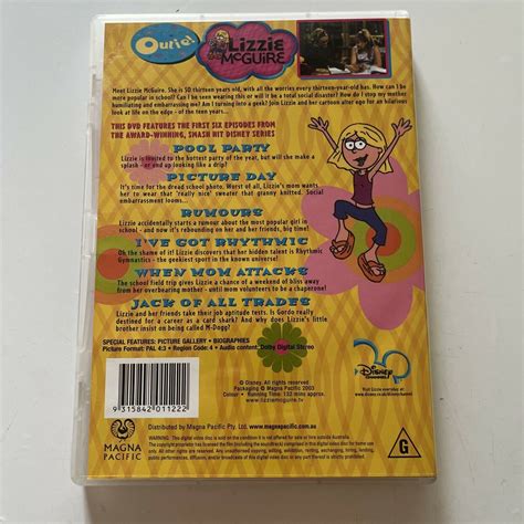Lizzie Mcguire When Mom Attacks Vol 1 Dvd 2001 Hilary Duff