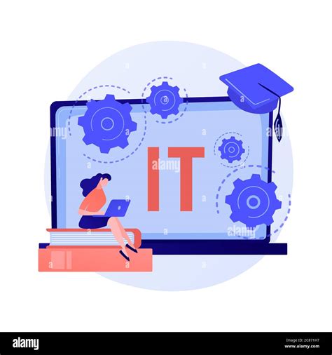 Information Technology Courses Vector Concept Metaphor Stock Vector Image And Art Alamy