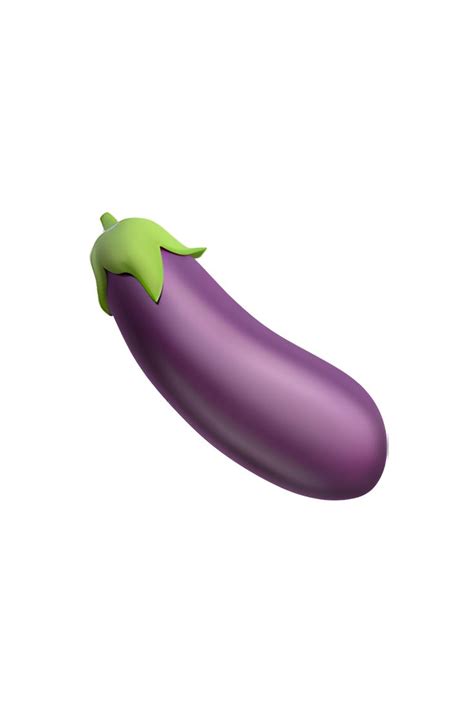 Vibrant Purple Eggplant Emoji