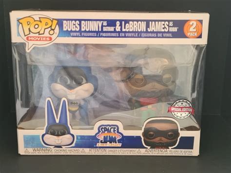 Funko Pop Movies Space Jam A New Legacy Bugs Bunny As Batman Lebron