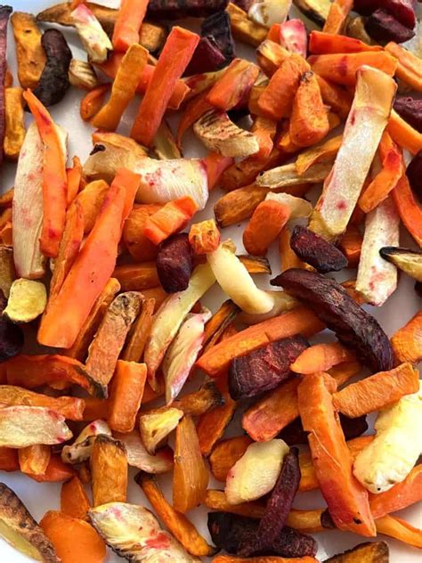 Air Fryer Frozen Root Vegetable Fries Easy Healthy Side Dish Melanie Cooks