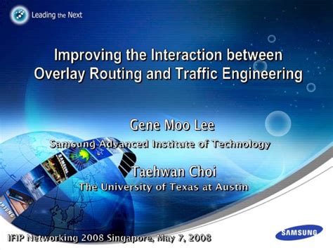 Pdf Improving The Interaction Between Overlay Routing And Traffic