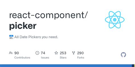 GitHub React Component Picker All Date Pickers You Need