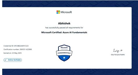 Microsoft Azure Ai900 Artificialintelligence Cloudcomputing Learning… Abhishek Solanki