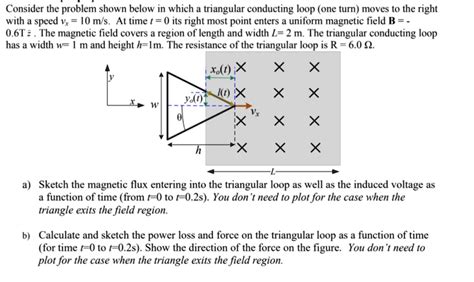 solved consider the problem shown below in which a triangular