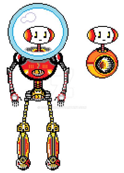 8 Bit Robot By Danspung On Deviantart