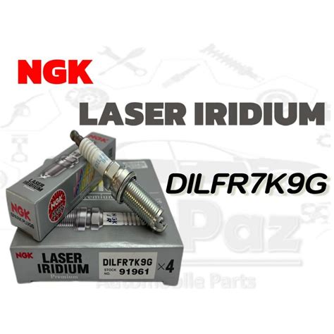 ORIGINAL NGK LASER IRIDIUM SPARK PLUG (DILFR7K9G) (4PCS) LEXUS NX200T ...