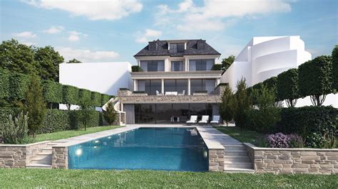 Neo Classical Beach House Arc Architecture Ltd