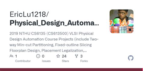 GitHub EricLu Physical Design Automation NTHU CS CS VLSI Physical Design
