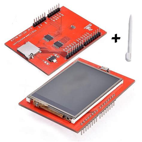 display lcd tft 2 4 touchscreen shield para arduino caneta