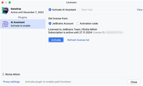 AI Assistant DataGrip Documentation