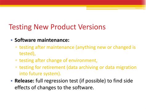 software testing foundations part 2 testing in software lifecycle ppt