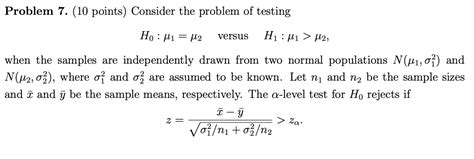 problem 7 10 points consider the problem of