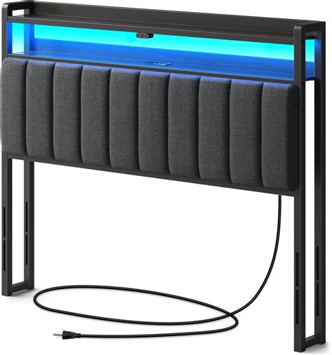 Aheaplus Headboard For Full Size Bed Frame Headboards With Outlets 4 Usb Ports