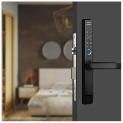 Ozone Narrow Style Lock For Sliding Door With Fingerprint Passcode