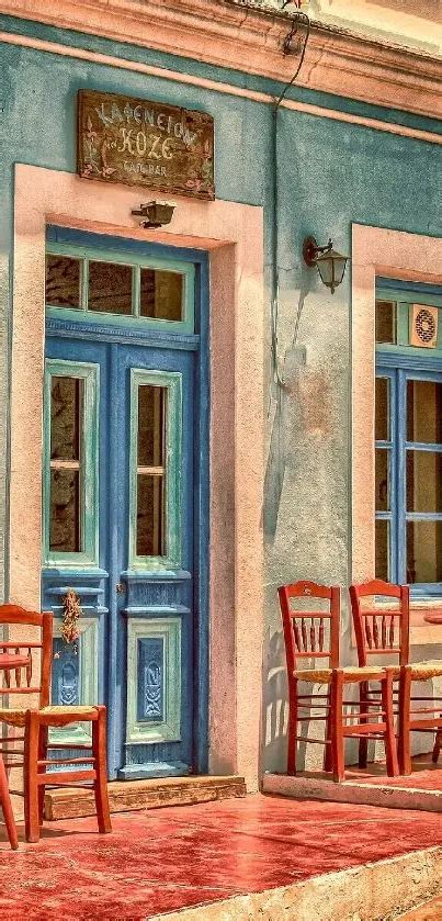 Charming Rustic Cafe Exterior Free Download