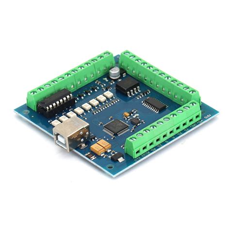 Aubalasti Cnc Usb Mach3 Breakout Board 100khz 4 Axis Interface Driver Wavetopsign