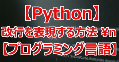 【python】改行を表現する方法 N【プログラミング言語】｜関野泰宏