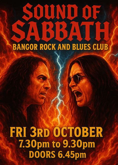 Sound Back To Bangor Rock And Blues Club With Our Mix Of Ozzy And