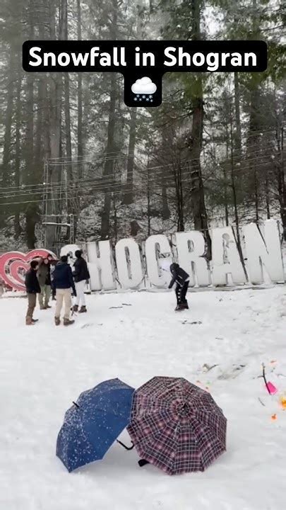 Snowfall In Shogran Shogran Shortsfeed Shorts Snow Pakistan