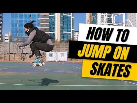 How To Jump On Roller Skates Trick Tutorial Youtube Roller