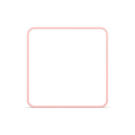 Premium Vector Pink Squared Frame Regular Geometric Shape Smooth Angled Decorative Design