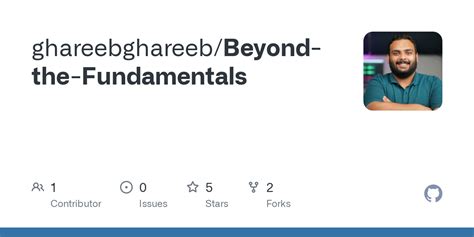 Github Ghareebghareebbeyond The Fundamentals