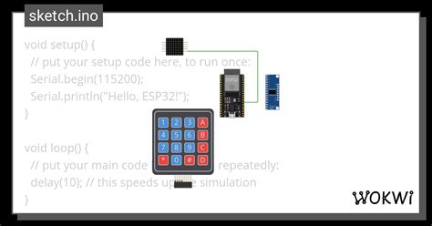 Esp And Keypad Wokwi Esp32 Stm32 Arduino Simulator