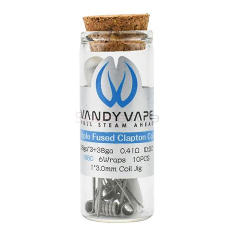 Vandy Vape Triple Fused Clapton Coil 10pcs Vandy Vape Triple Fused Clapton Coil 10pcs