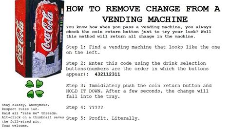 Outdoors Tech Fun Facts How To Hack A Vending Machine