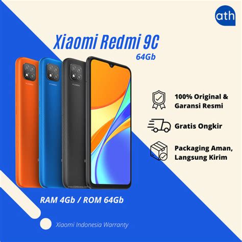 Jual Redmi 9C 64Gb Original Xiaomi Official Store Lavender Purple Jakarta Timur Athoreza