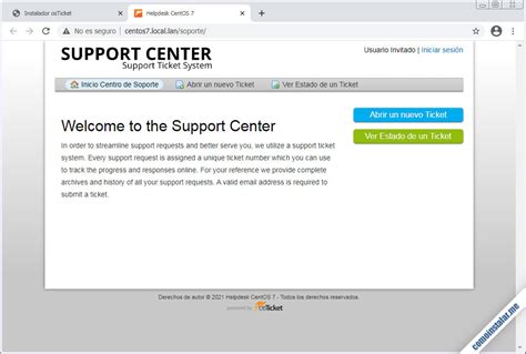 Cómo instalar osTicket en CentOS Paso a paso
