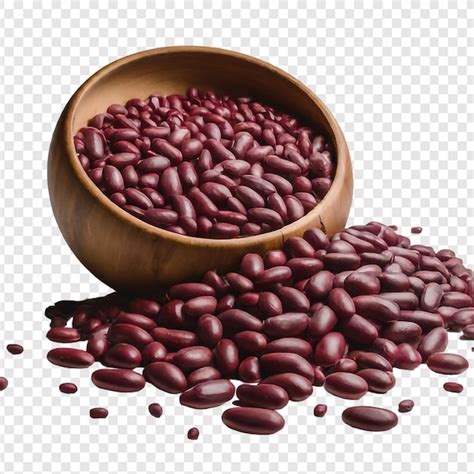 Красные бобы почки Png изолированы на прозрачном фоне премиум Psd Премиум Ai сгенерированный Psd