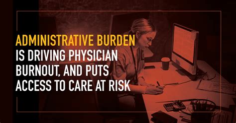 Administrative Burden Is Driving Physician Burnout And Puts Access To Administrative Burden Is Driving Physician Burnout And Puts Access To