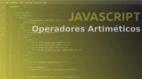 Curso Javascript Operaciones Matematicas Operadores Aritmeticos Youtube