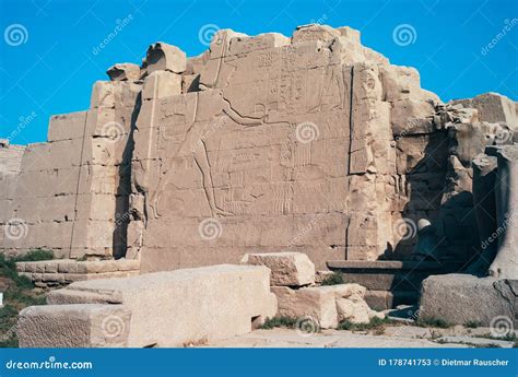 Seventh Pylon Of The Amun Temple Karnak Luxor Egypt Royalty Free