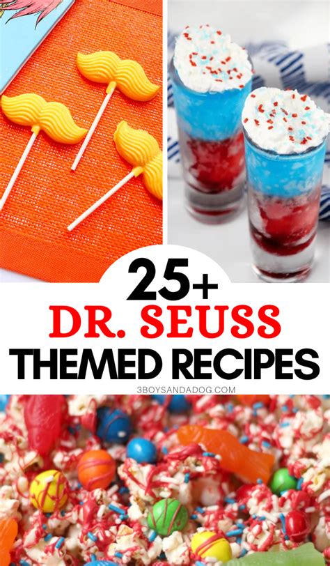 25 Dr Seuss Themed Recipes Dr Seuss Inspired Food Dr Suess Dessert