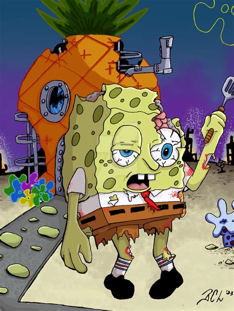 Zombie Spongebob By Bcdraven On Deviantart