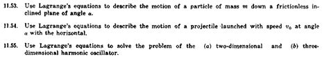 Solved Simple Questions Using Lagrange S Equations Solve All Chegg