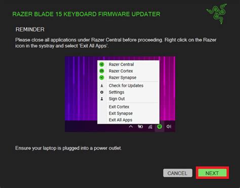 Razer Blade 15 Advanced Model Keyboard Firmware Updater RZ09 03017 RZ09 03018